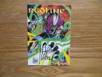 1993 CREATORS UNIVERSE REDLINE CARD SIGNED ADAM KUBERT, WITH POA | eBay
