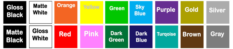 Emblem Color Changing Stickers Overlays Vinyl Decal Custom Emblem For ...