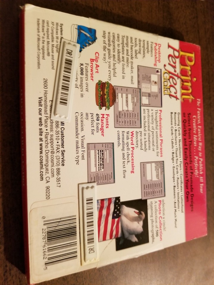 Print Perfect Gold - PC Computer Program Cd ROM | eBay