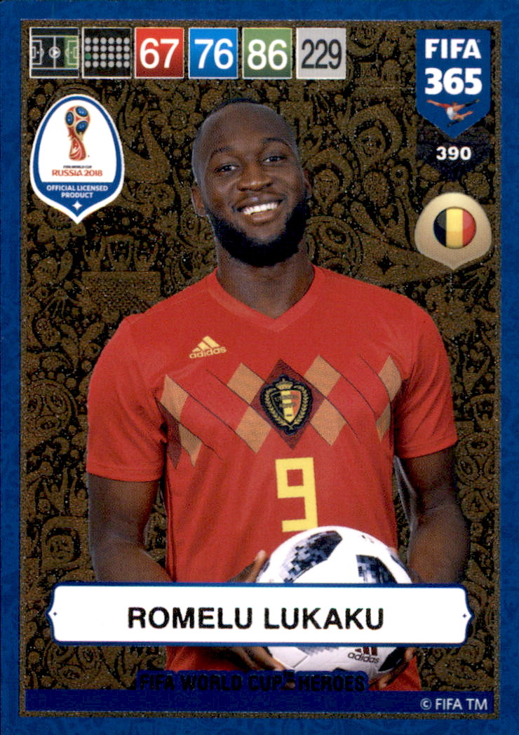 Fifa 365 Cards 2019 - 390 - Romelu Lukaku - FIFA World Cup Heroes | eBay
