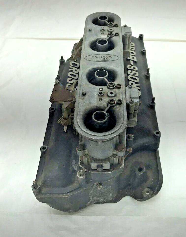 1970 Ford Mustang Cross Boss 302 4V Inline Induction Intake Manifold ...