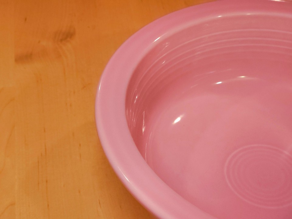 Fiestaware Pink Rose 8 1/2” Large Serving Bowl Fiesta HLC Homer ...