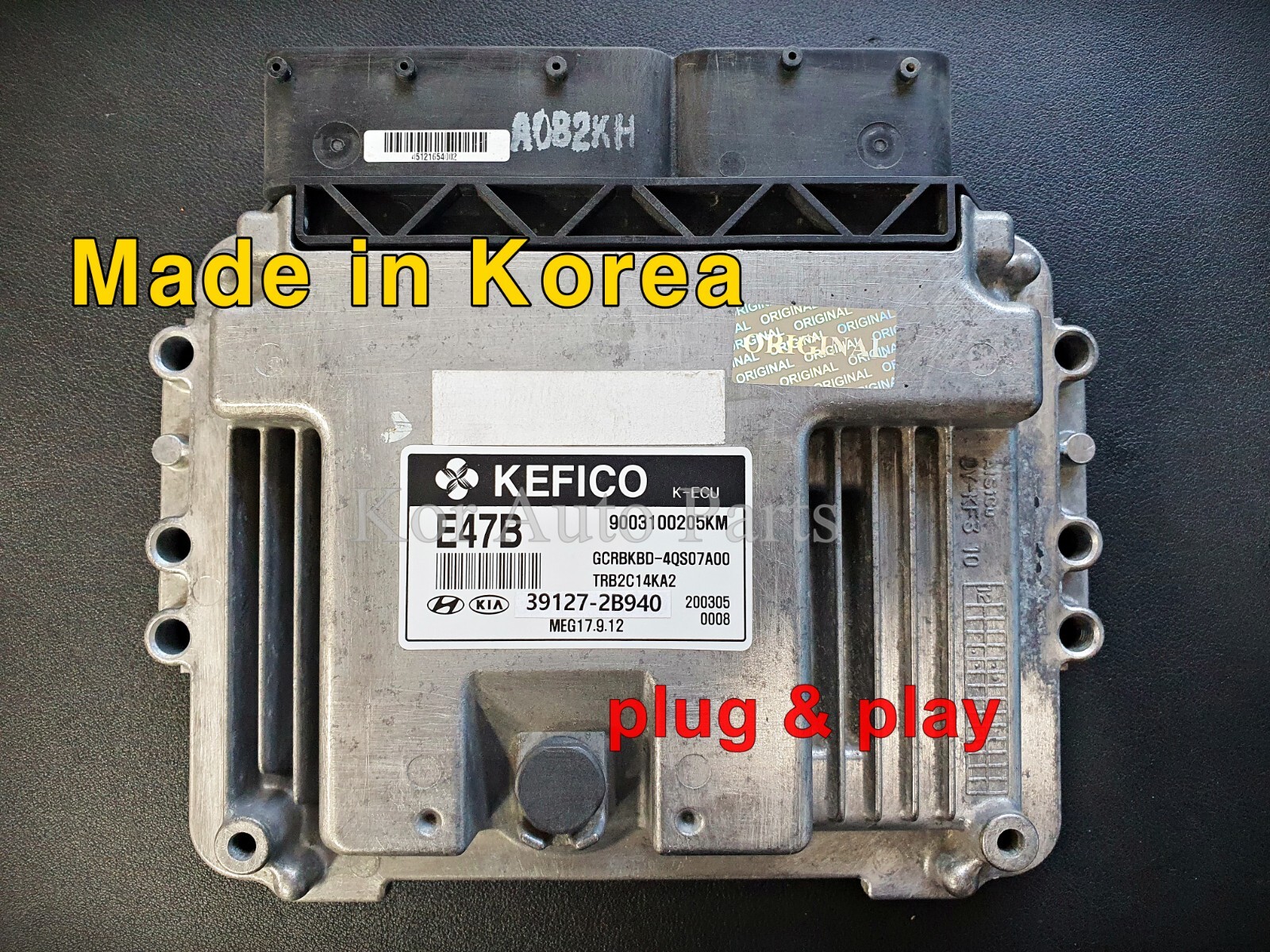 Hyundai Accent 1.4L 39127-2B940 For Engine control unit ECU 2010~14 ...