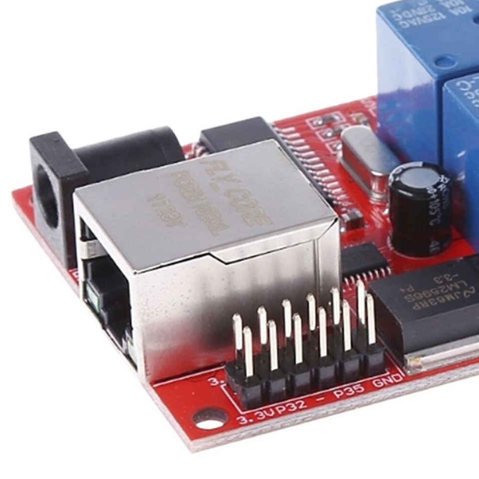 LAN Ethernet Relay Switch Delay Board Web Server Useful Reusable for ...
