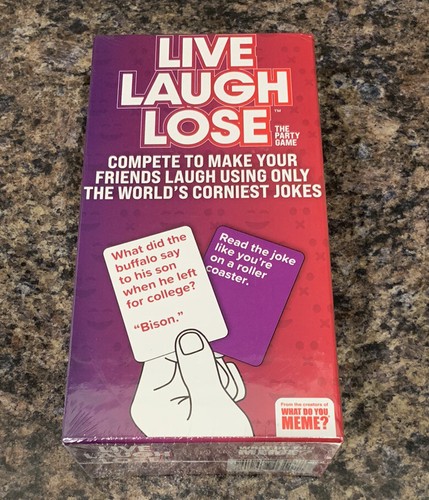 Live Laugh Lose NEW/Sealed -The Party Game Where You Compete to Make ...