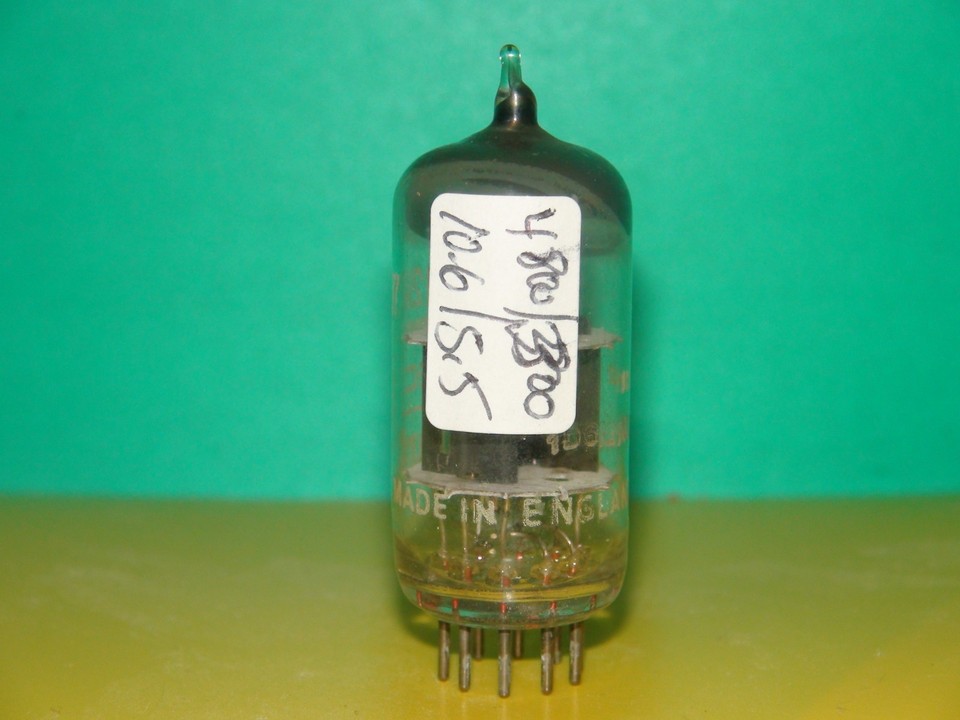 Vintage IEC Mullard Brimar 12AT7 ECC81 Vacuum Tube ~ Uneven 4800|3300 ...