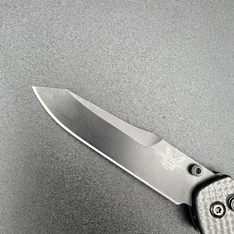 CUSTOM Benchmade 940-1 Osborne AXIS Lock Knife Carbon Fiber W/ M4 Black ...