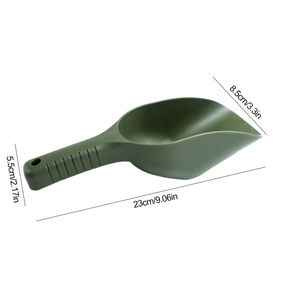 Baits Shovel Non Slip Bait Scoop Funnel Shape Bait Thrower Fishing ...