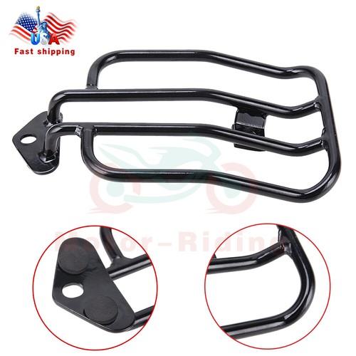 Motorcycle Rear Fender Luggage Rack Solo Seat For Harley Sportster XL ...