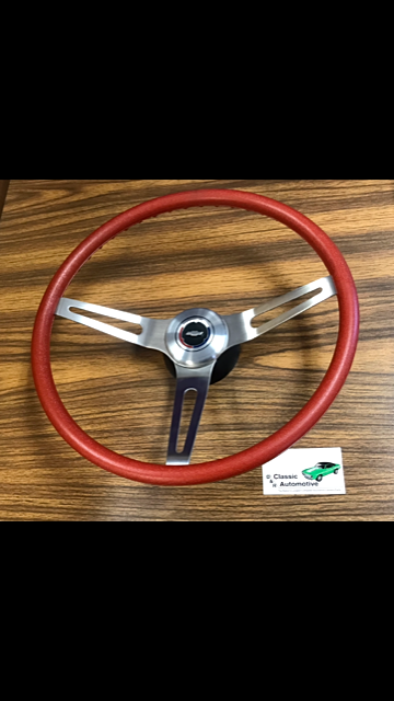 Comfort Grip Steering Wheel Kit Red Cushion 3spoke Camaro Chevelle ...
