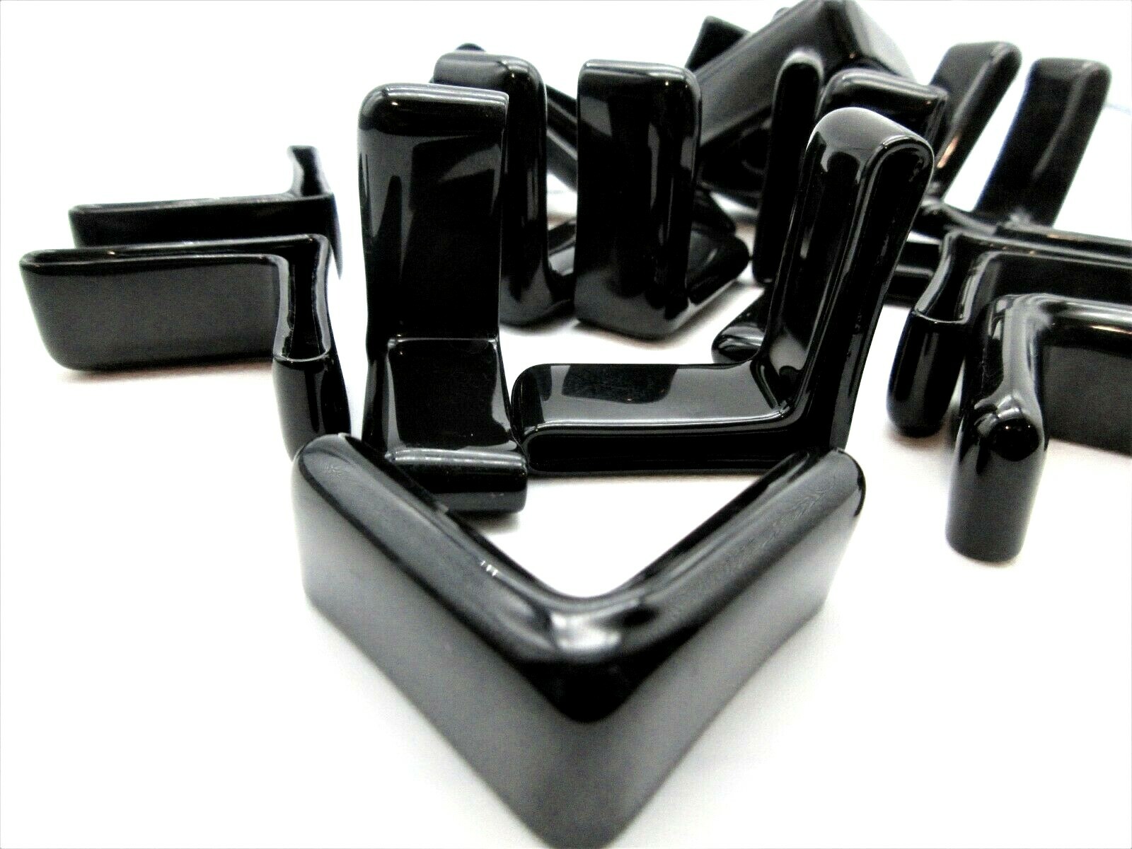 2” x 2" Angle Iron Vinyl End Caps Fits 1/8" Thick Metal Various Package ...