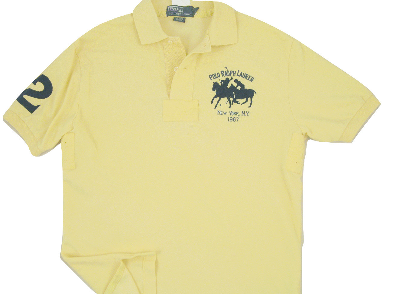 NEW Vintage Polo Ralph Lauren Polo Match Polo Shirt! Small *Maize ...