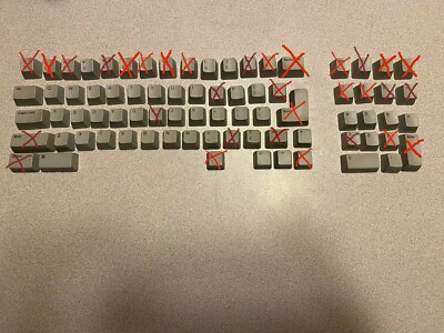 Original Apple Macintosh M0110A Keyboard Keycap - Single Cap - Platinum ...