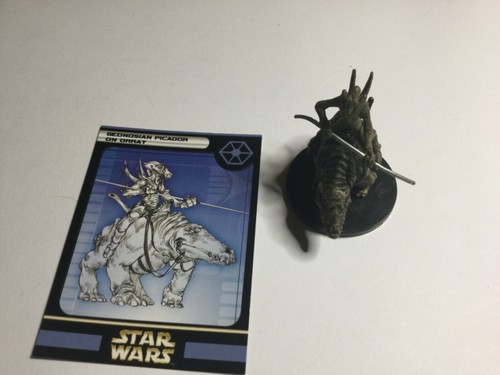 Genonosian Picador on orray Star Wars Miniature with stat card | eBay