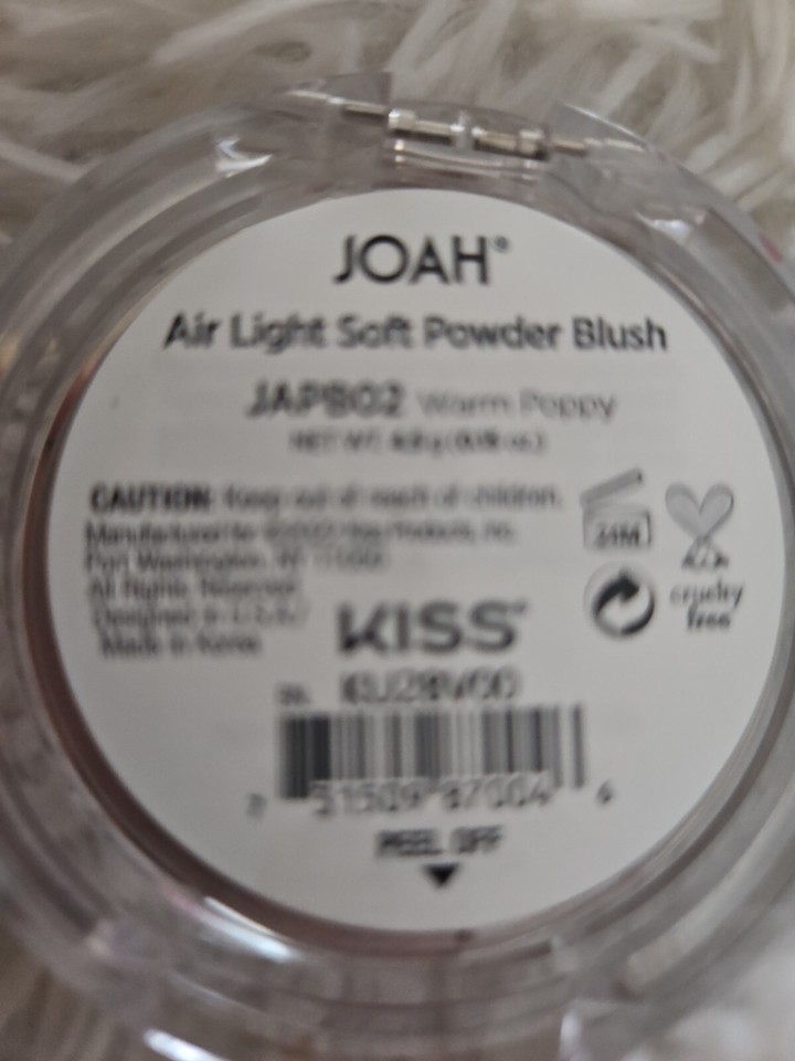 JOAH Air Light Soft Powder Blush JAPB02 Warm Poppy New Sealed | eBay