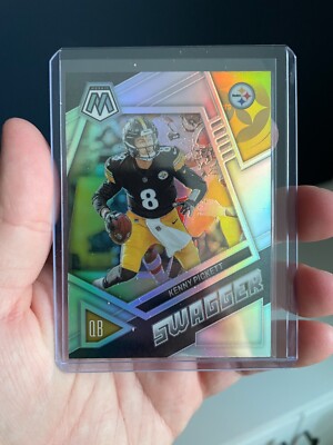 Kenny Pickett Swagger Silver Prizm - 2023 Panini Mosaic Football #SS-KP ...