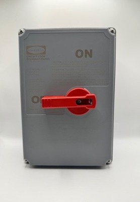 Hubbell HBLDS10 100 Amp 3-Phase 3-Pole NEMA 4X Non-Metallic Unfused ...