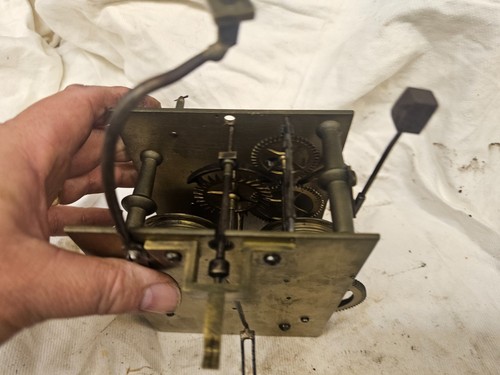 8 day Longcase grandfather clock movement good for restore or parts ...