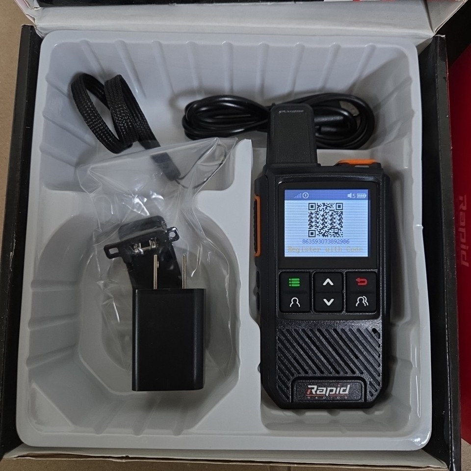 4 × Rapid Radios Push-To-Talk Nationwide Walkie-Talkie Model: G1 | eBay