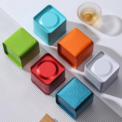 Mini Empty Tea Tin Can Green Black Tea Sealed Jar Tea Packaging Box ...