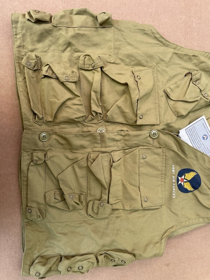 Vintage Type C1 Alpha Industries US Army Air Forces WW2 Vest Sustenance ...