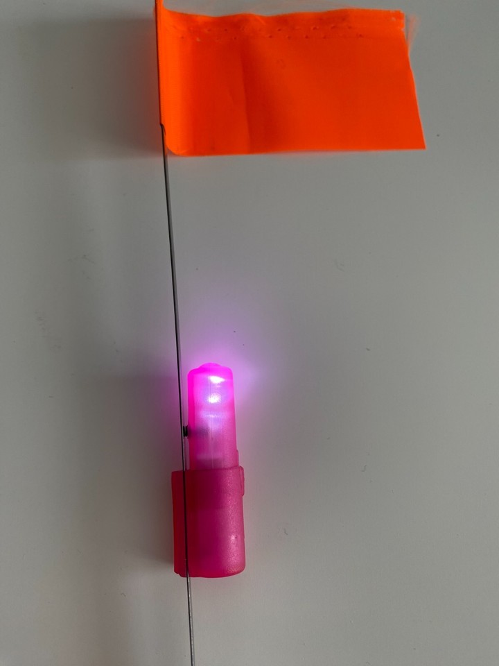 5pcs tip up lights for a bent flag ice fishing night ice fishing | eBay