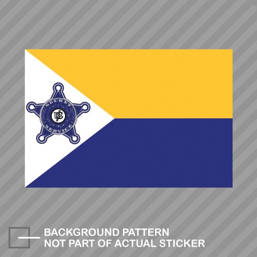 Secret Service Flag Sticker Decal Vinyl u.s. homeland security | eBay