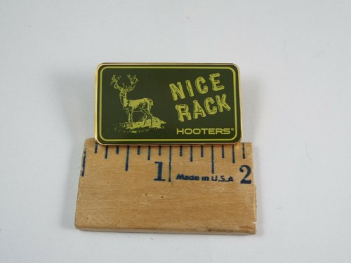HOOTERS NICE RACK WITH BUCK PIN | eBay