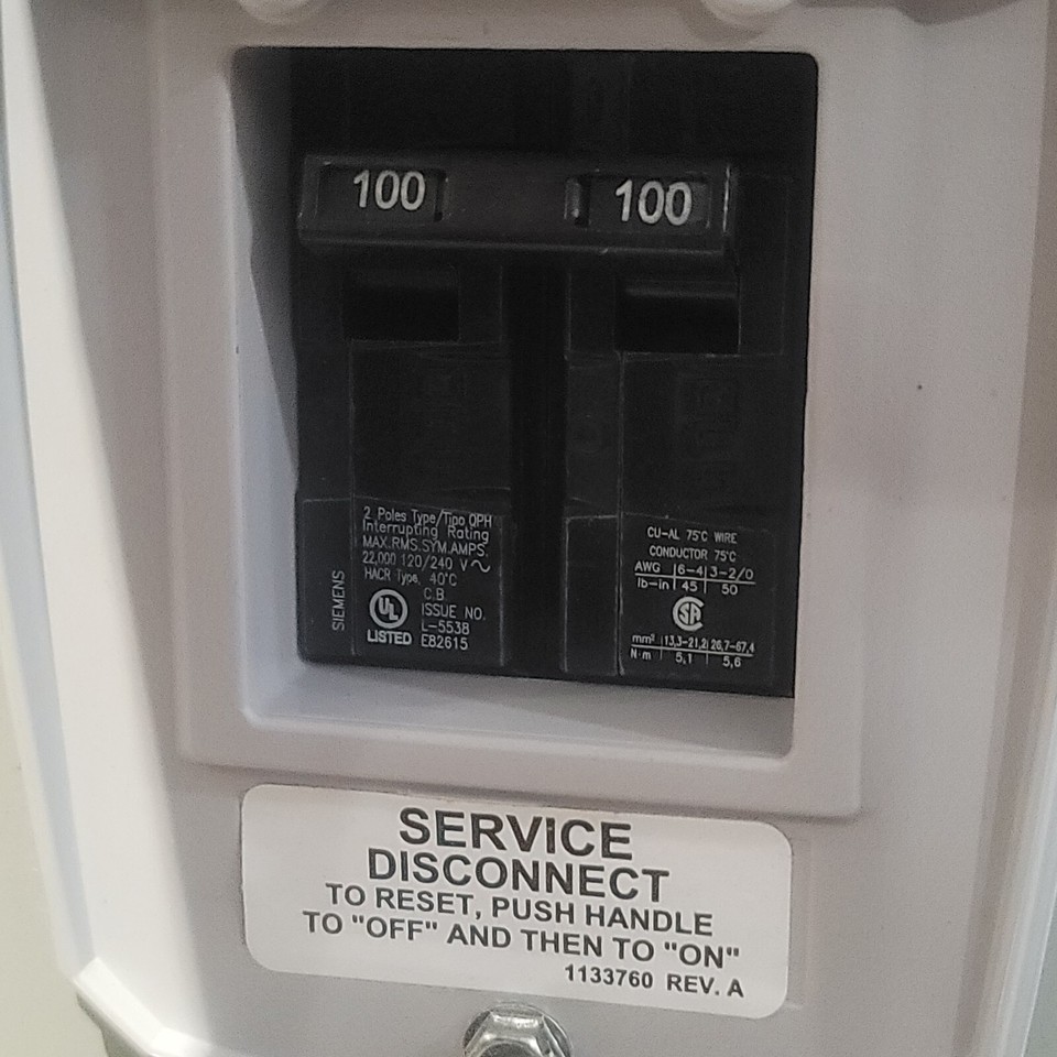 Milbank U5842-RL-100-KK 200A Ringless Small Hub 100A Main Breaker Meter ...