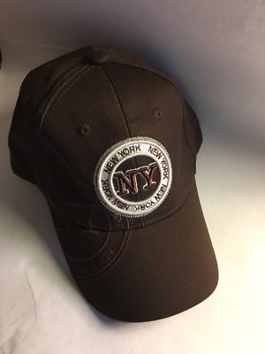 New York NY Brown Cap Hat . | eBay