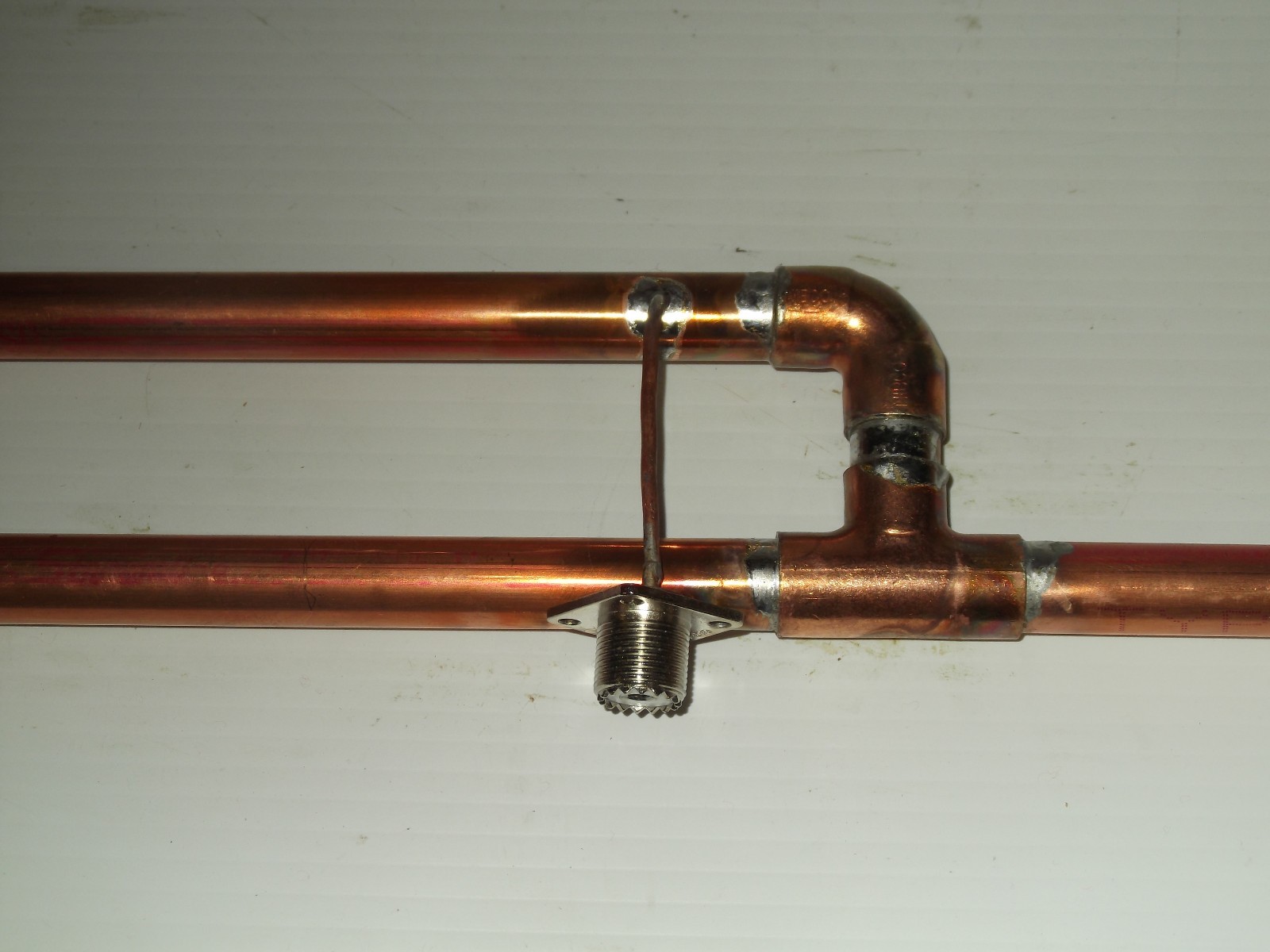 220 MHz (1.25 meters) Amateur Radio Copper Pipe J-Pole Antenna FREE ...