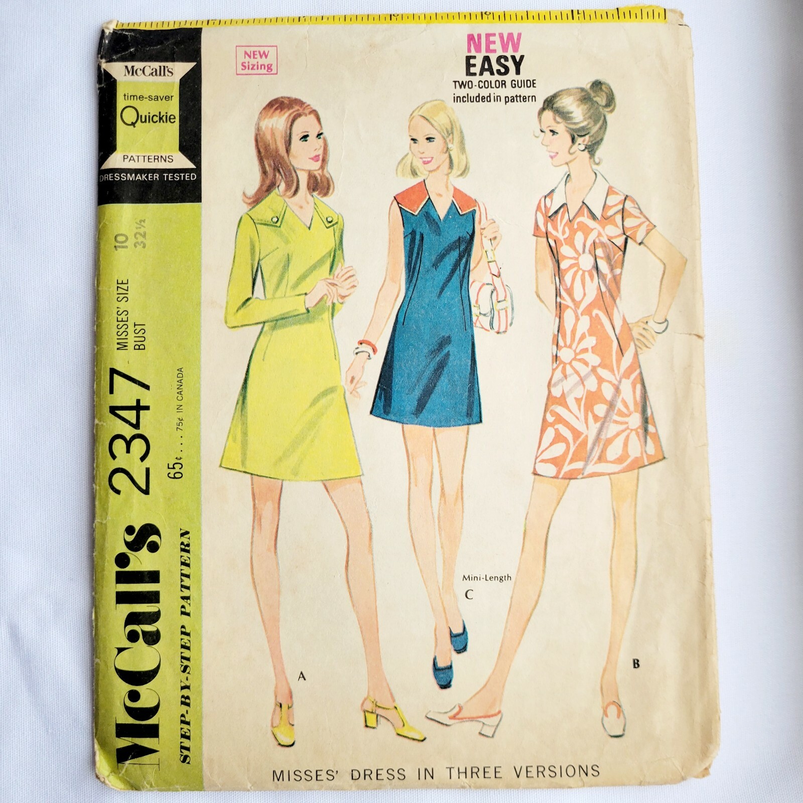 McCall's 2347 Vintage Dress Pattern Bust 32.5 | eBay