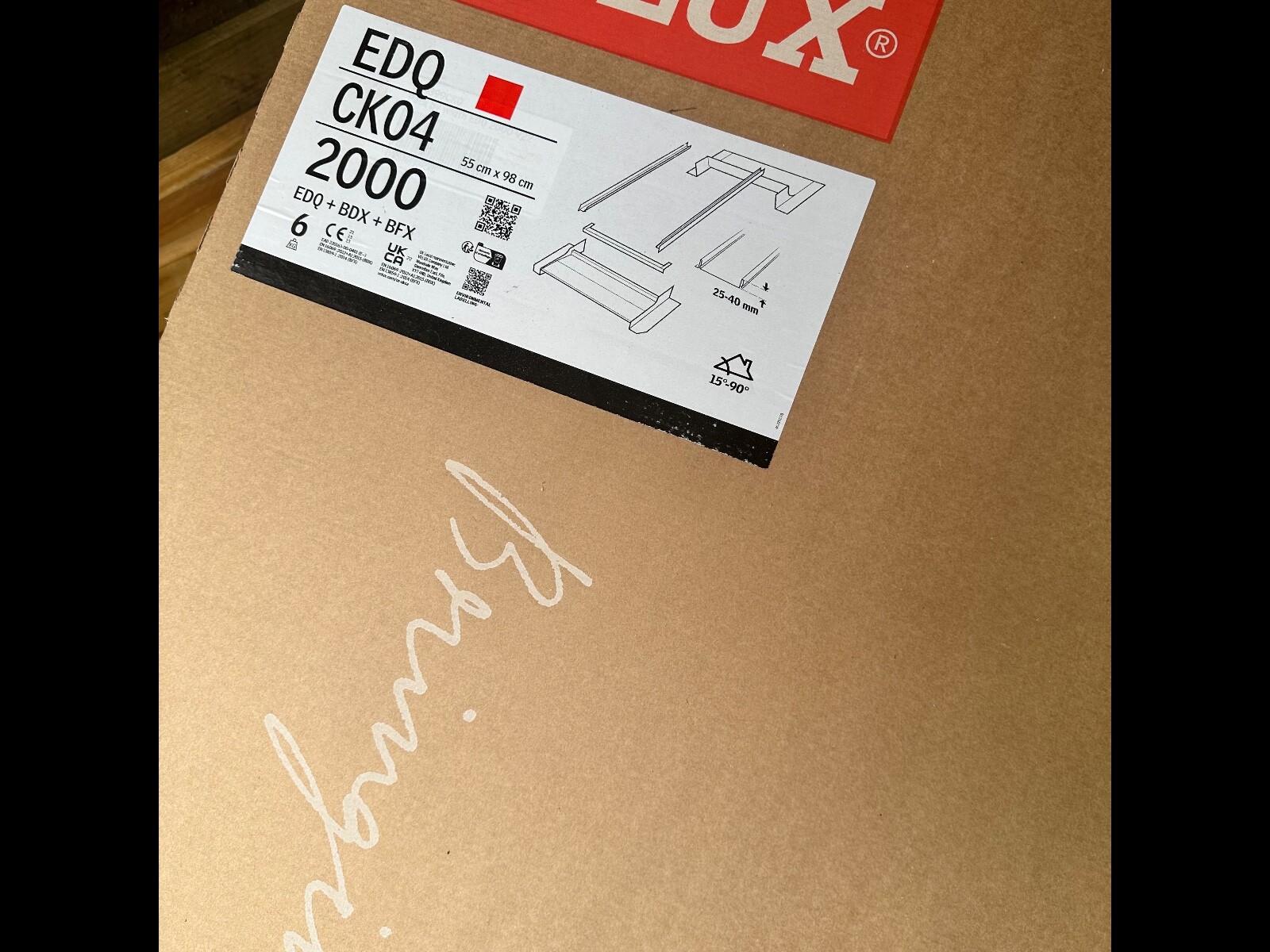 x2 VELUX CONSERVATION FLASHING KIT for standing seam roof - EDQ CK04 ...