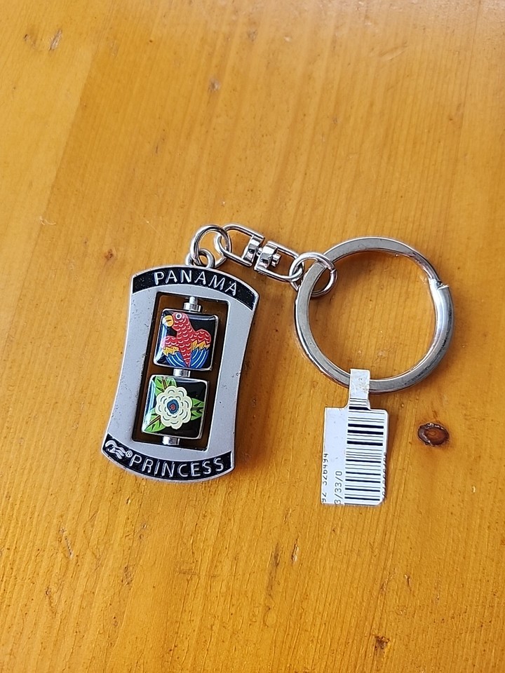 Princess Cruise Lines Panama Spinner Silvertone Metal Keychain | eBay