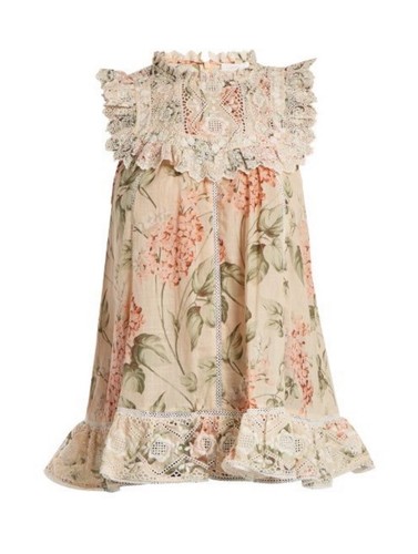 NEW Zimmermann Prima Hydrangea Floral Broderie Top - Size 3 | eBay ...