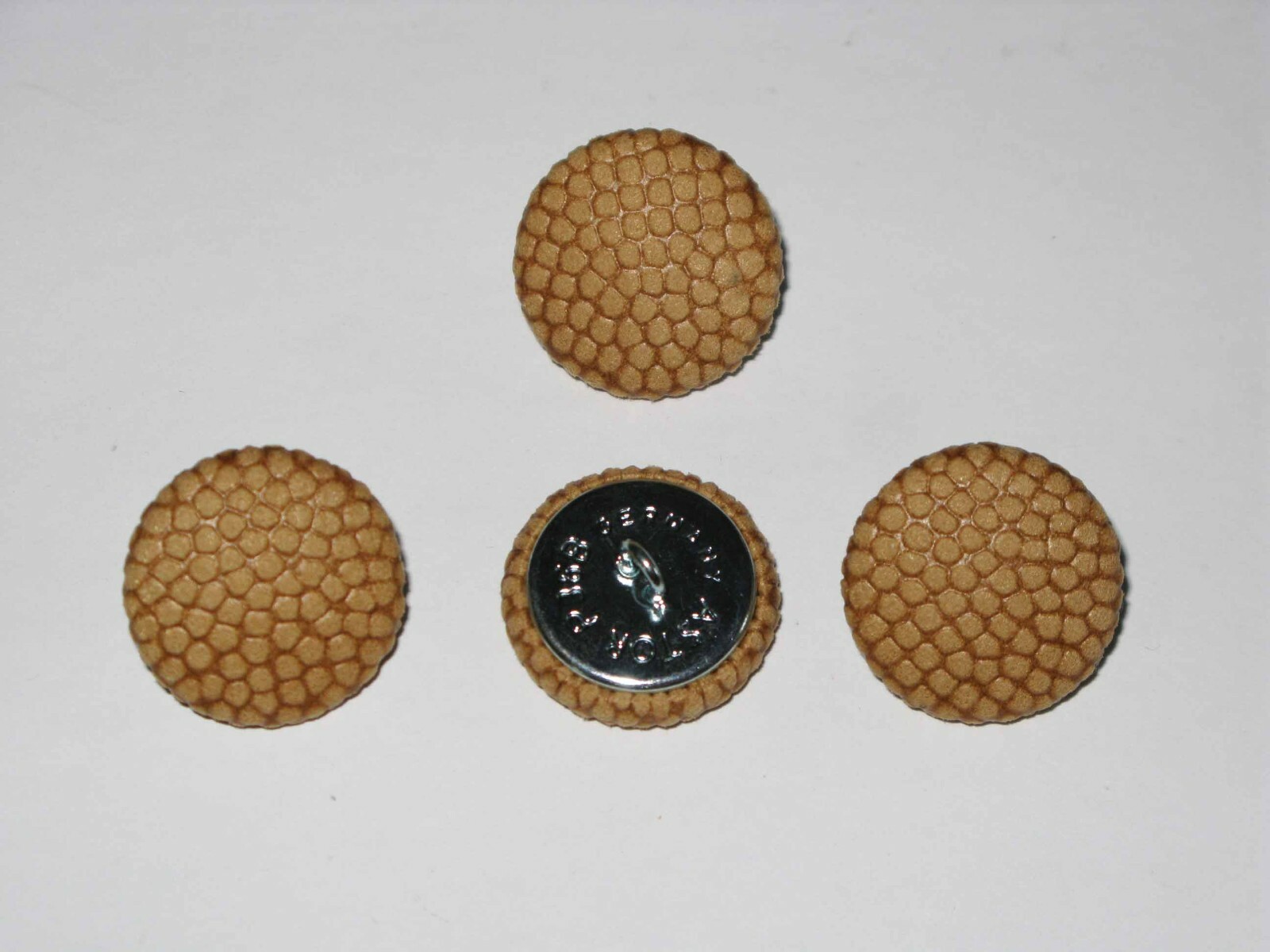 NOVASUEDE MAJILITE SUEDE CAMEL BUTTONS 23mm & 19mm FABRIC CRAFT SOFT ...