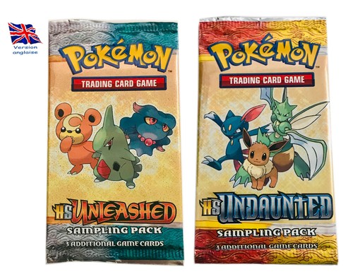 Boosters Pokemon HS UNLEASHED + UNDAUNTED Sampling Pack scellé Ed ...