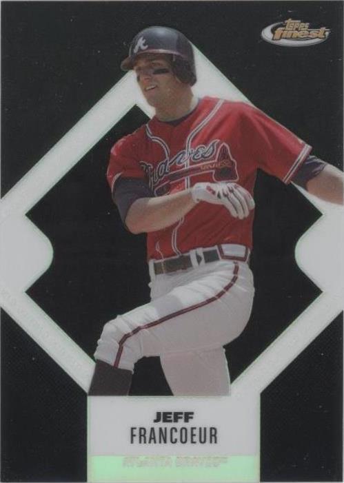 2006 Topps Finest - Jeff Francoeur #18 Black Refractor /99 for sale ...
