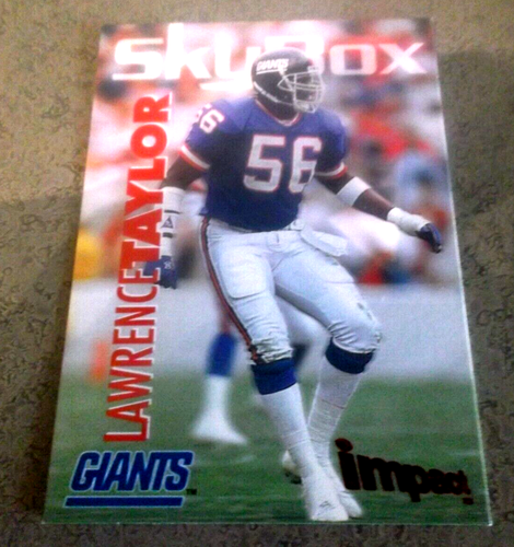 HOF'er LAWRENCE TAYLOR New York Giants 1993 SkyBox Impact Football Card ...