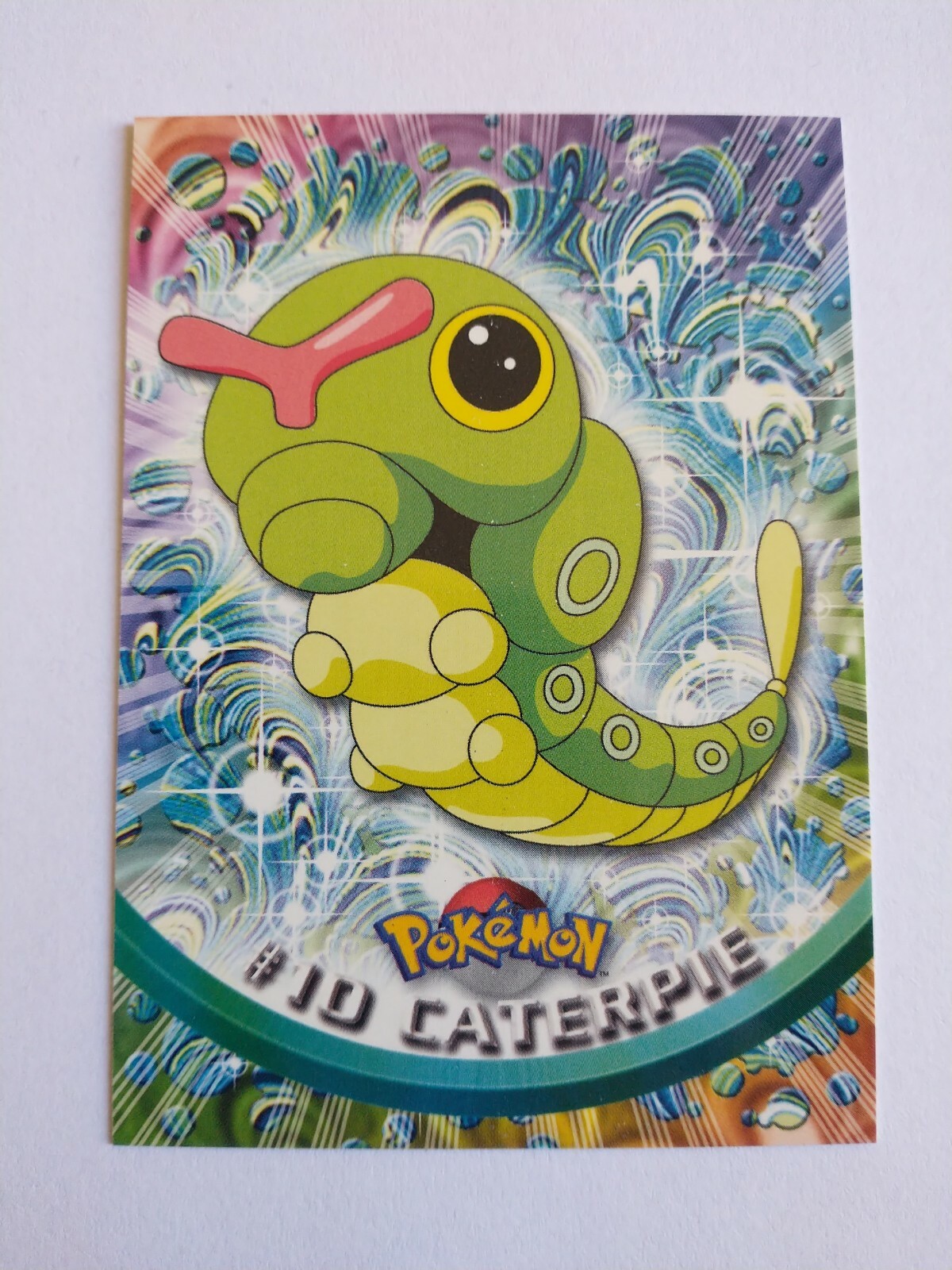 Caterpie #10 Pokemon Topps TV Animation Edition Pink Label | eBay
