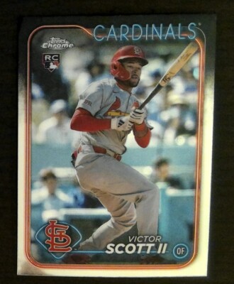 2024 Topps Chrome Update Series Victor Scott II Rookie RC #USC48 ...