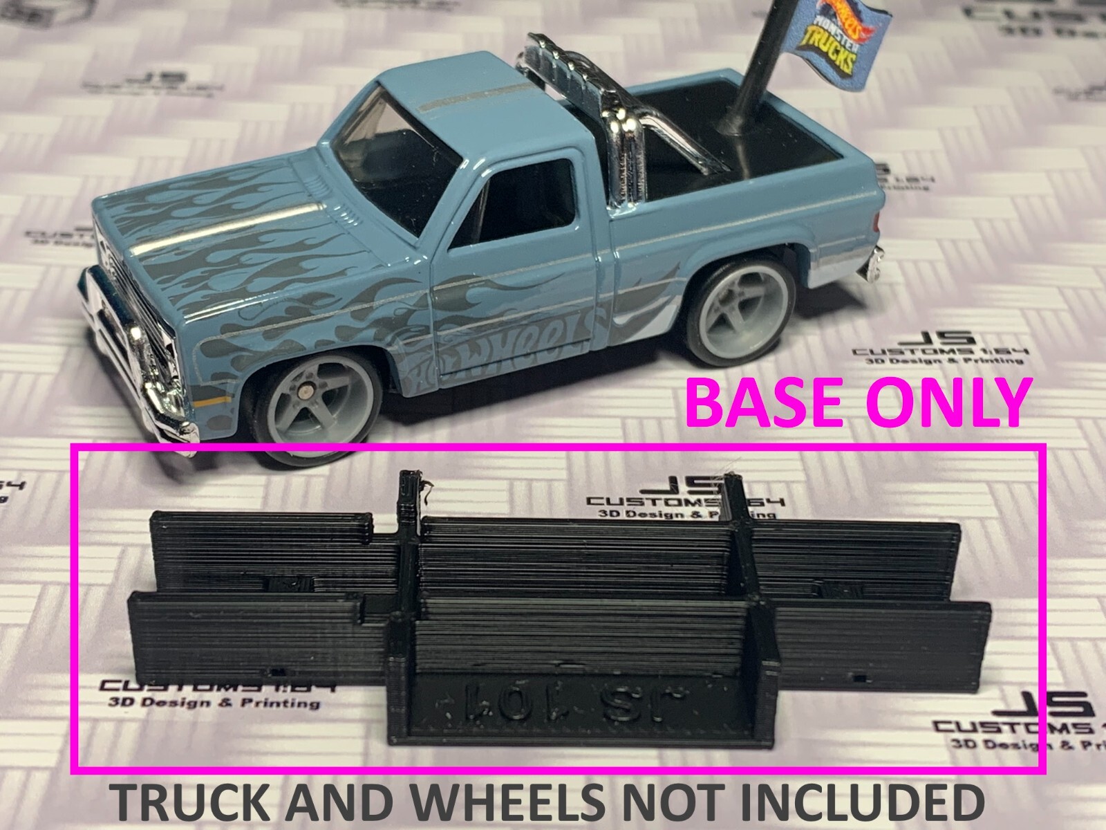 Custom Conversion Bases Hot Wheels Monster Trucks 3D Printed Parts | eBay