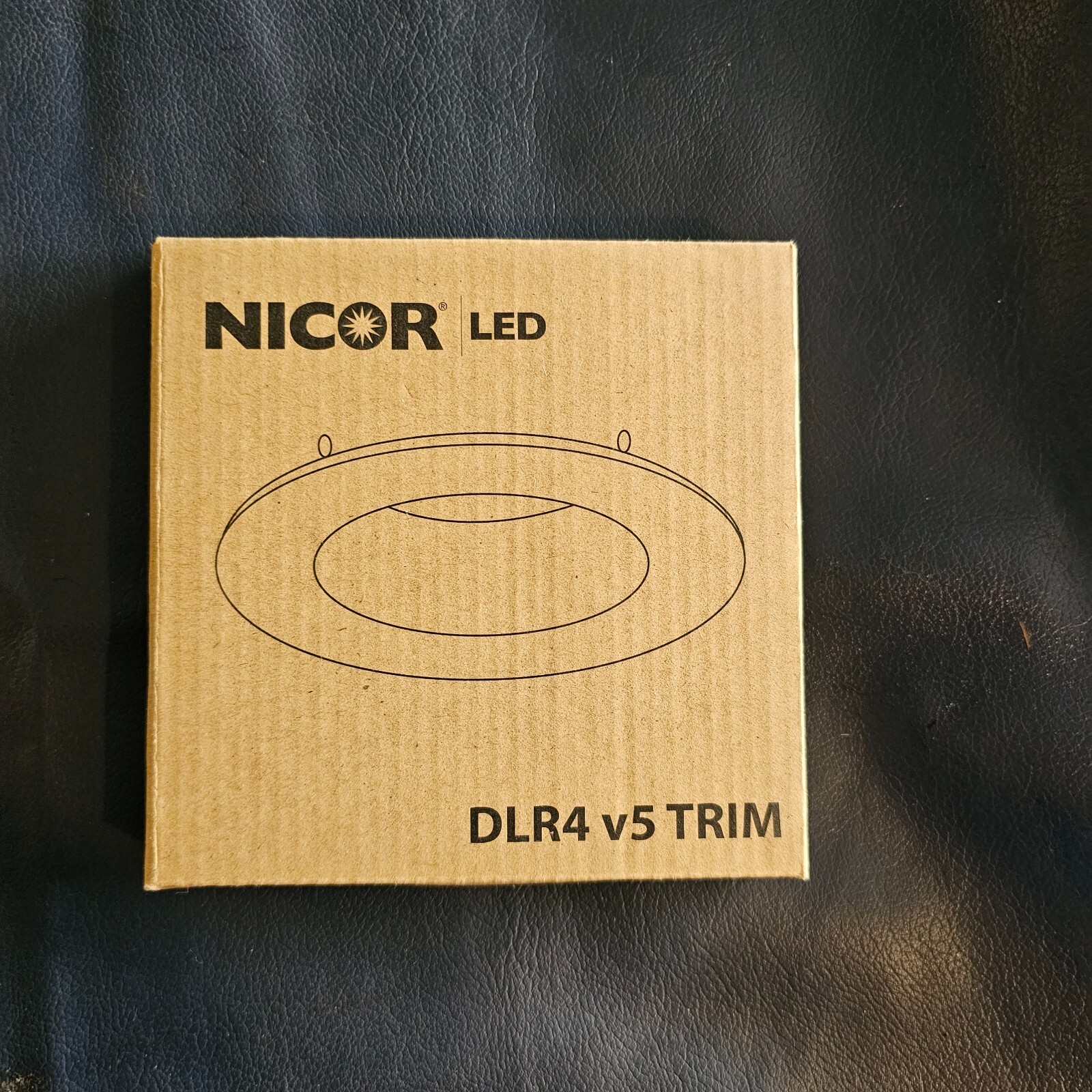 NICOR Lighting DLR4-5-TR-OB LED Downlight Faceplates Oil-Rubbed Bronze ...