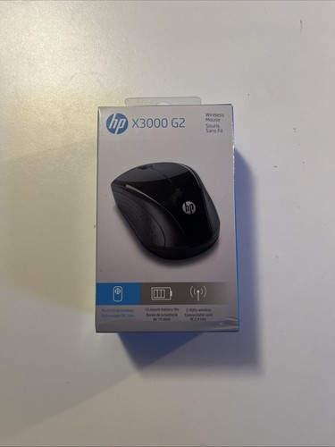HP X3000 G2 (28Y30AA) Wireless Mouse. Brand New In The Box Never Used ...
