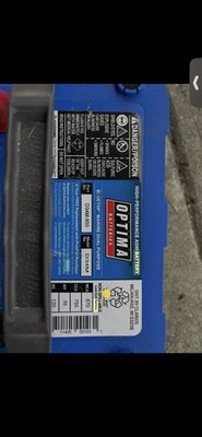 Battery For Optima Battery Blue Top 34M D34M D34 D34/78 | eBay