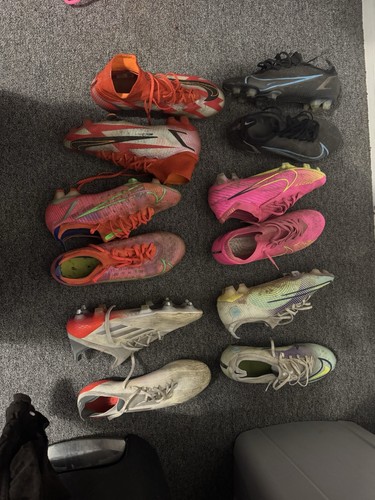 Nike vapors 9.5, superflys size 10 , and Adidas superflow metal studs size 9.5 | eBay