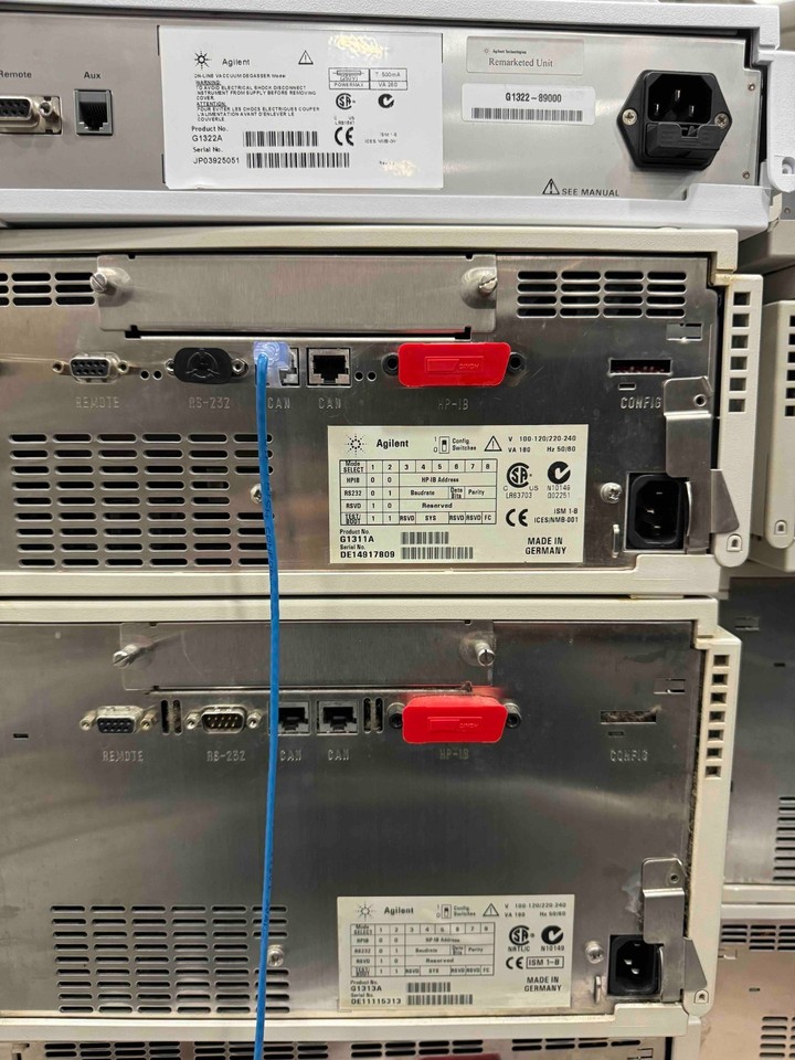 Used Agilent 1100 Series HPLC System Modules (6) - Serviced and ...