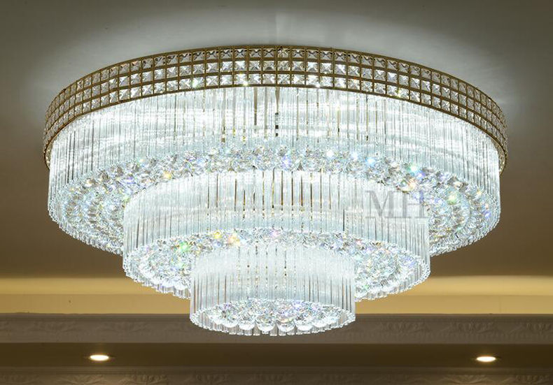 European court style LED crystal ceiling lamps chandeliers Lighting ...