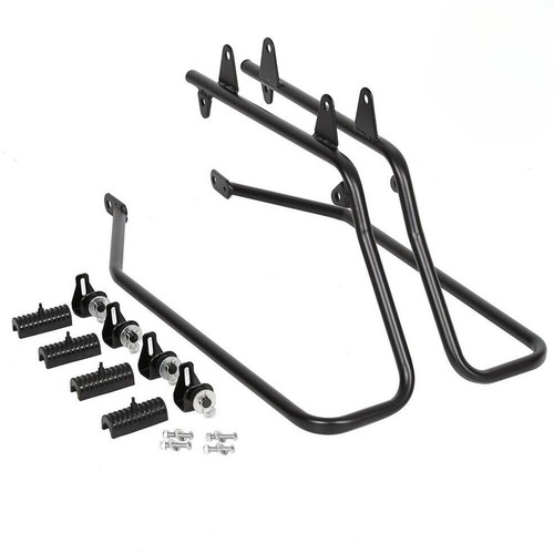 Hard Saddlebags Saddle bag Conversion Brackets For Harley Softail w ...