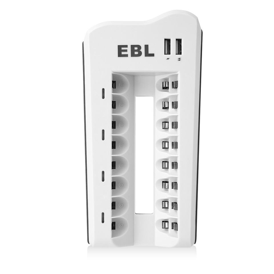 EBL AA AAA Rechargeable Batteries 2300 1100 2800mAh / NI-MH Optional ...